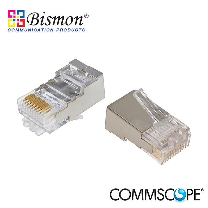 (Commscope)RJ45 Modular Plug Cat.5E 8 Position | Bismon