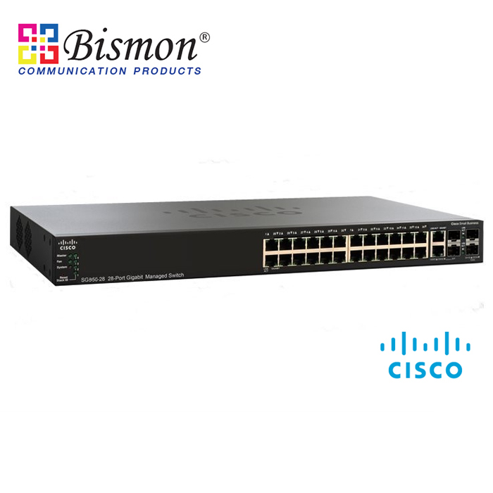 Cisco SG350-28P 28-port Gigabit POE Managed Switch | Bismon