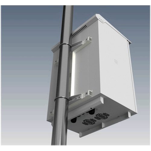 19" Cabinet Rack Outdoor 15U (40cm) for Wall & Hanging Pole | Bismon